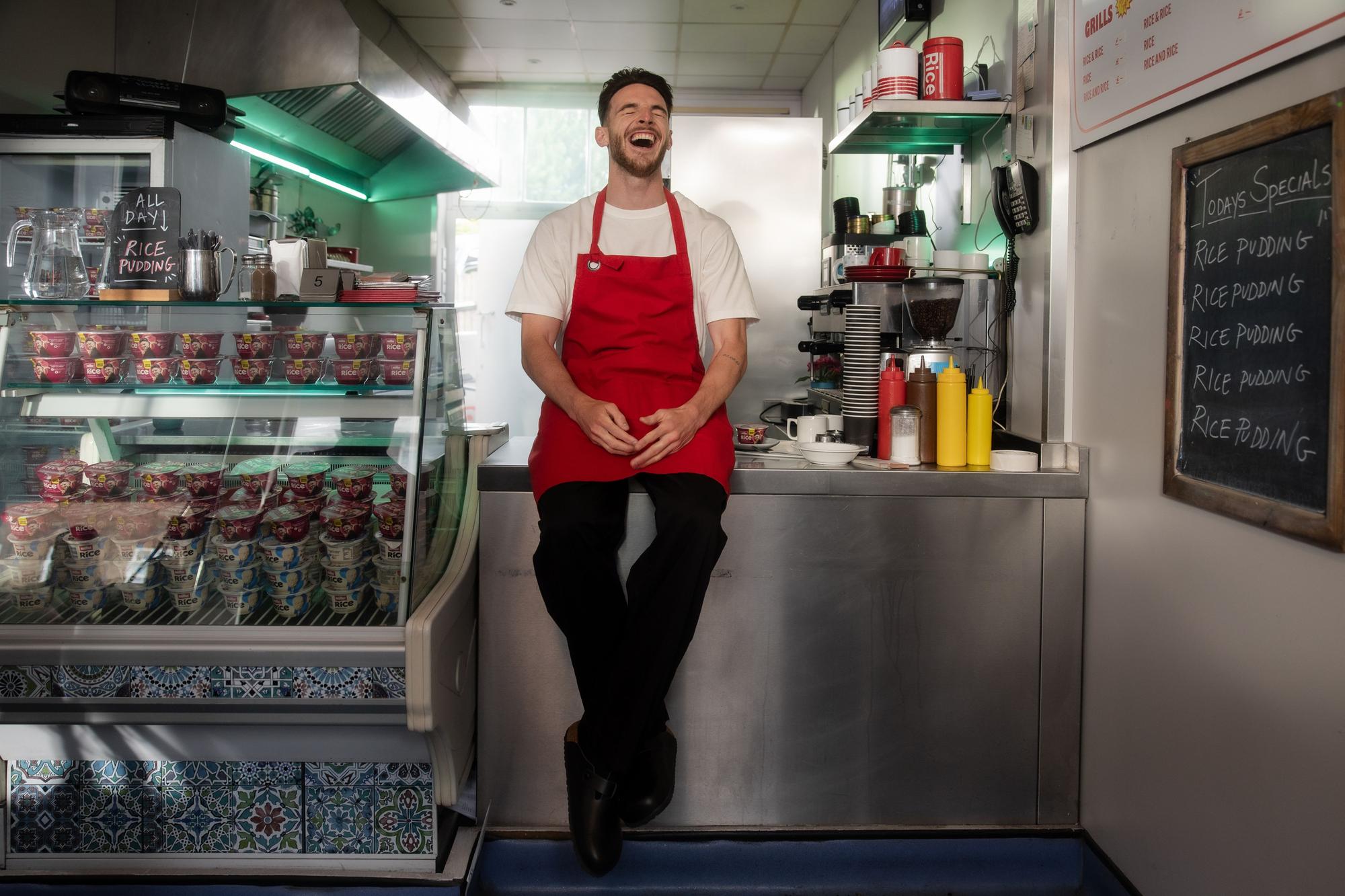 Rice, rice baby: Declan Rice serves up a sweet surprise with new Declan ...