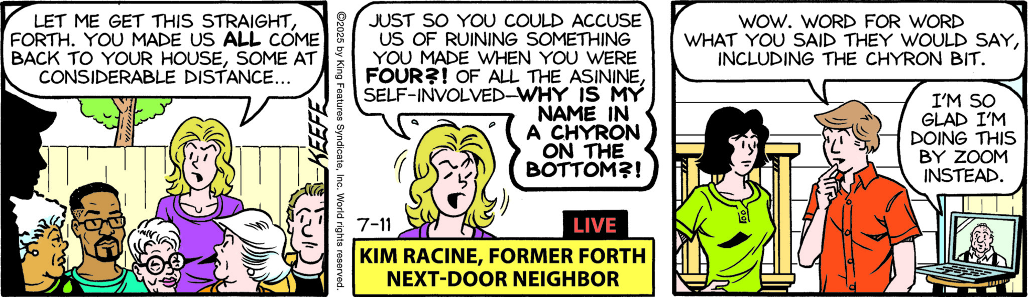 Sally Forth by Francesco Marciuliano; drawn by Jim Keefe