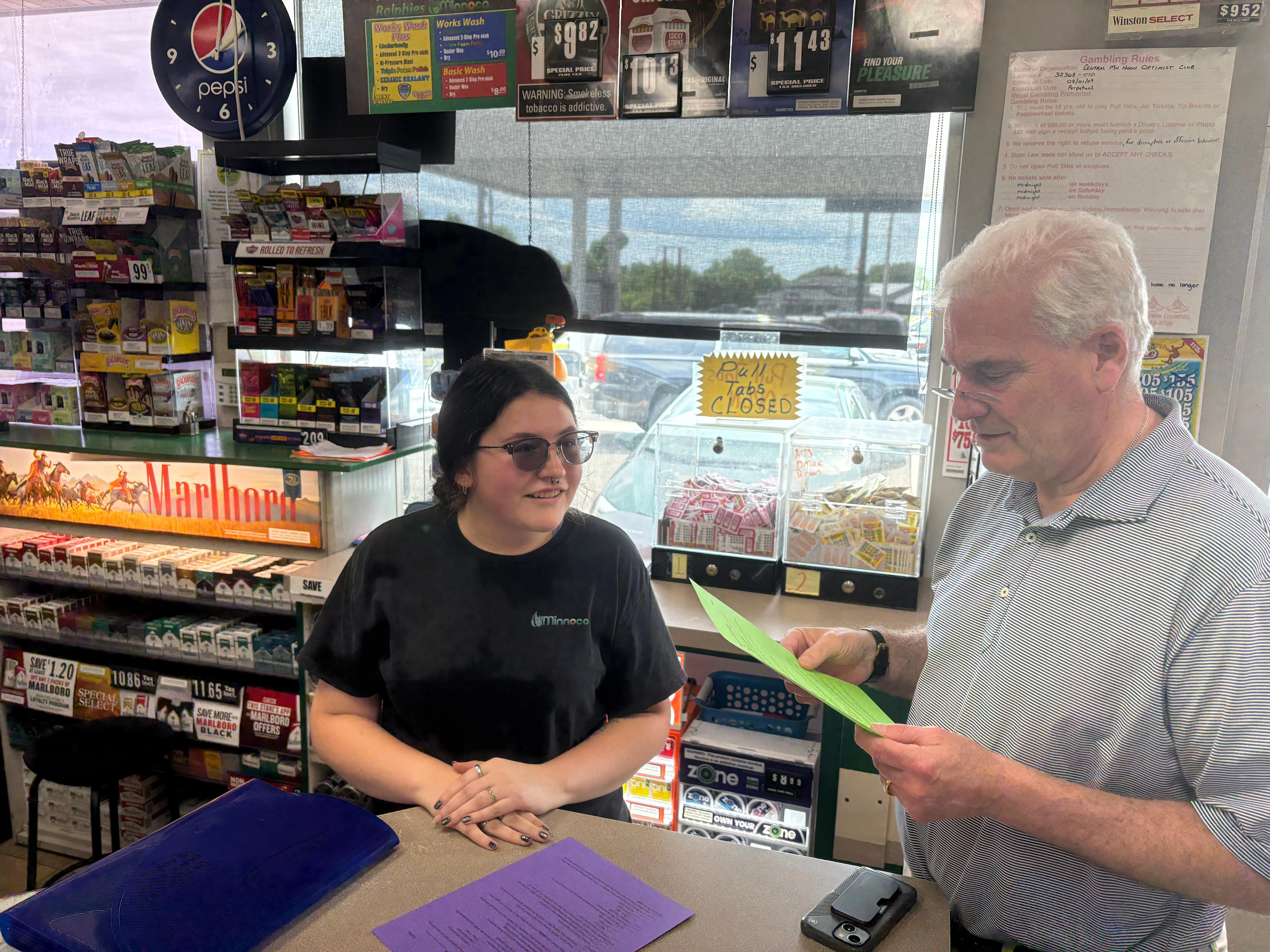 US Rep. Emmer works a day at Clear Lake gas station — similar to his ...