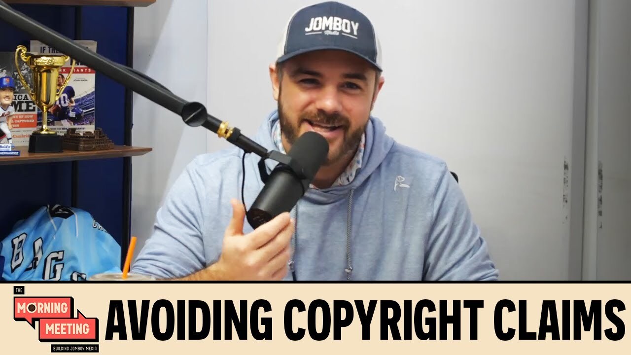 Jomboy shares his experience with Youtube copyright claims