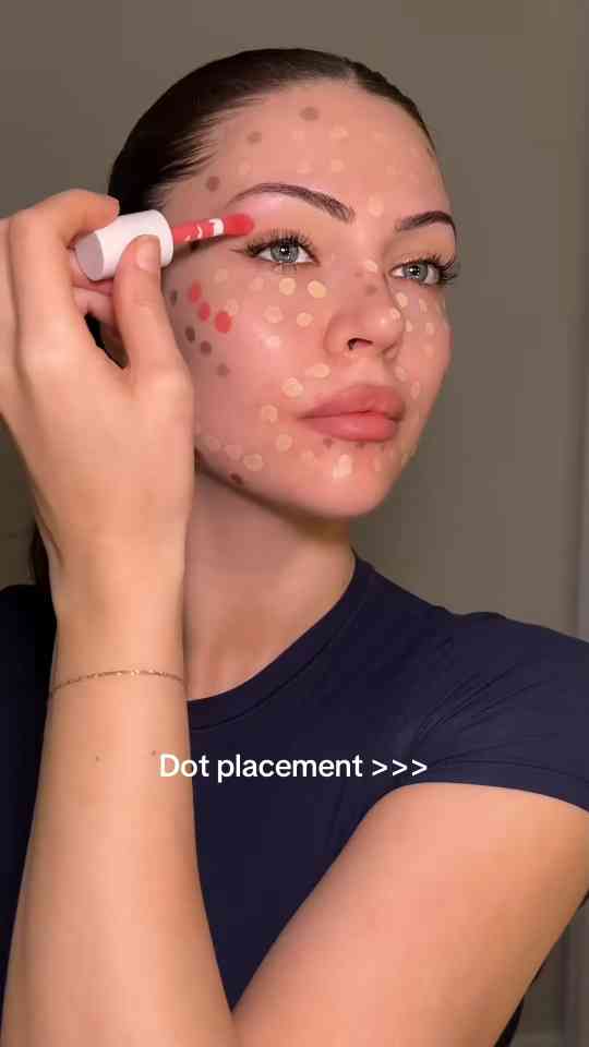 Trying Dot Placement Makeup