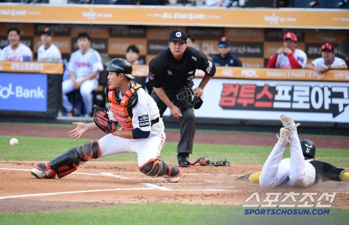 Kim Byung-joon scored first in the first inning