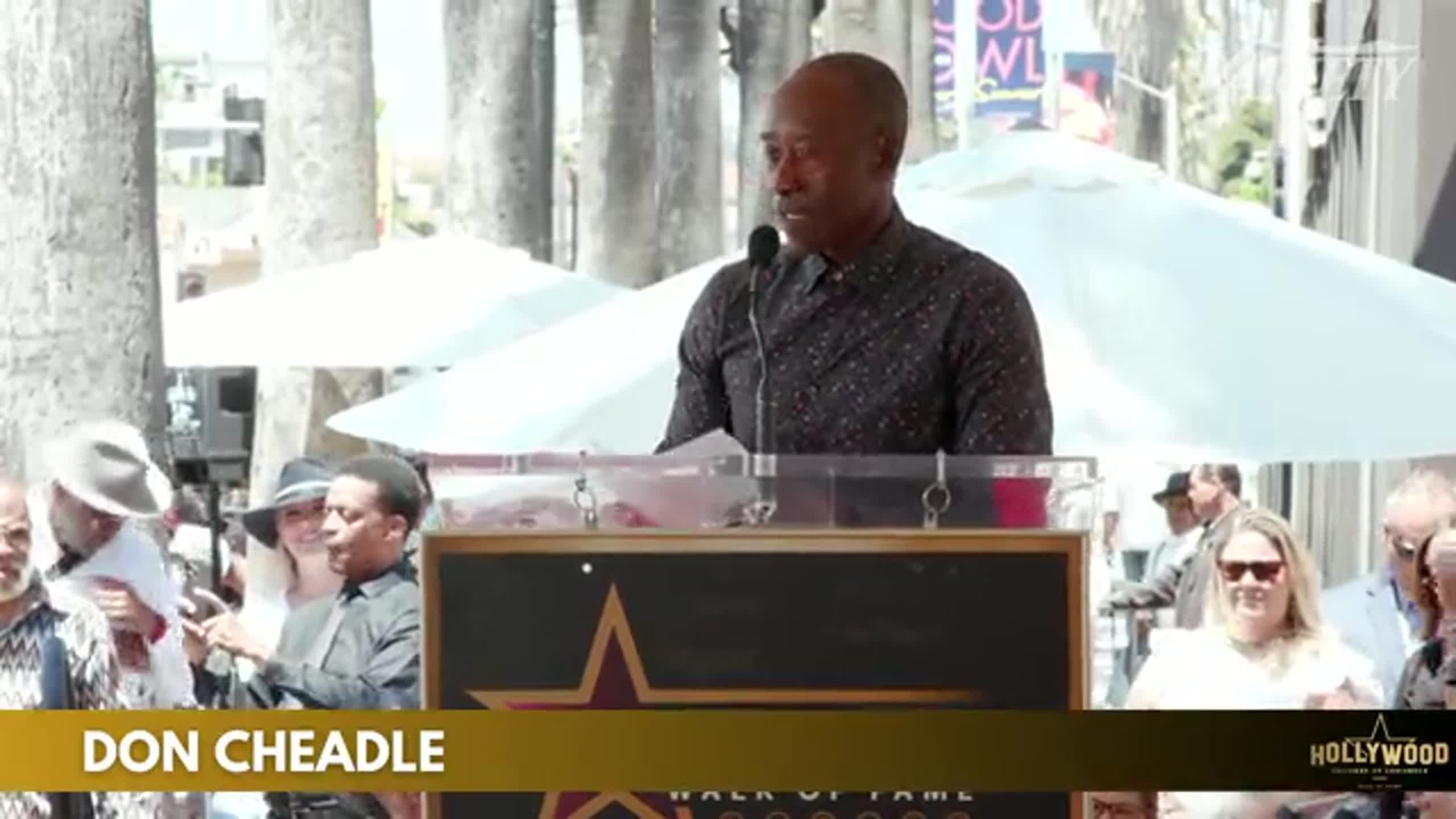 Don Cheadle honors Glynn Turman at his Hollywood Walk of Fame ceremony