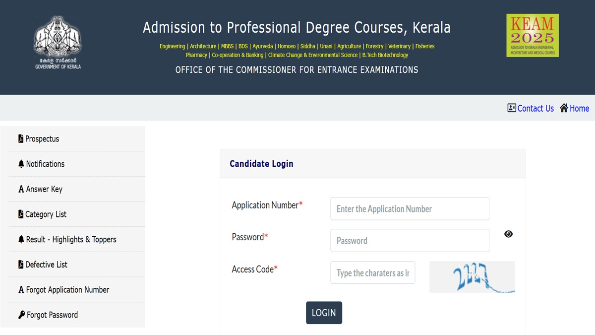 CEE Kerala Published Revised KEAM 2025 Rank List; Check Here