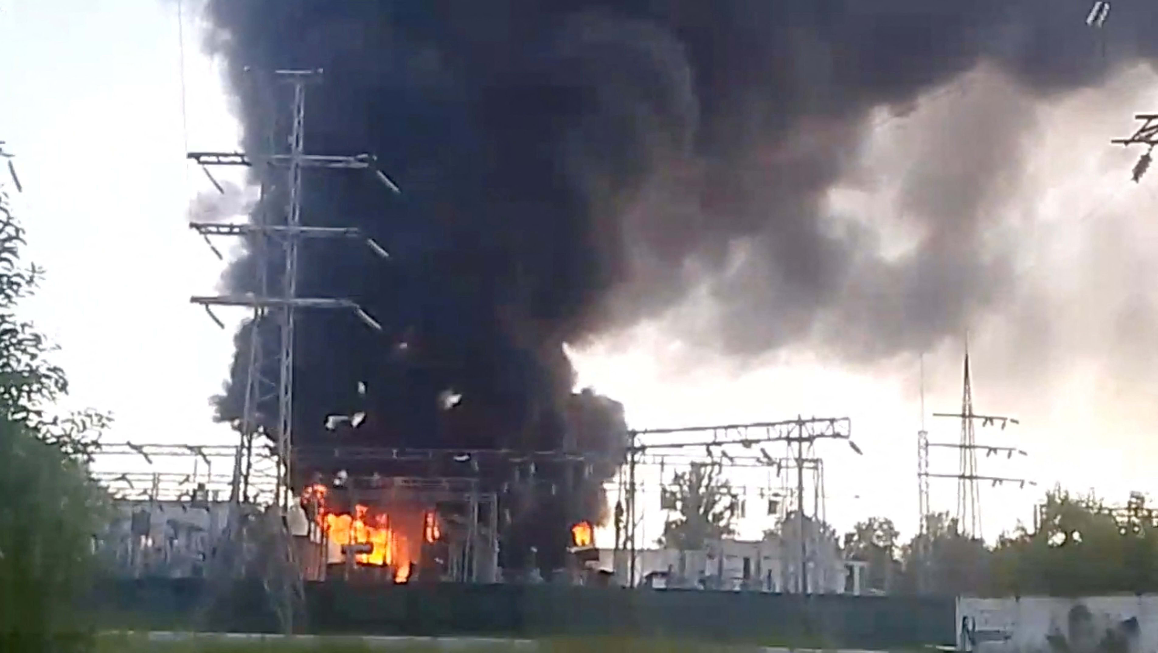 Ukraine drone attack causes fire, capacity reduction at Russia's Kursk ...