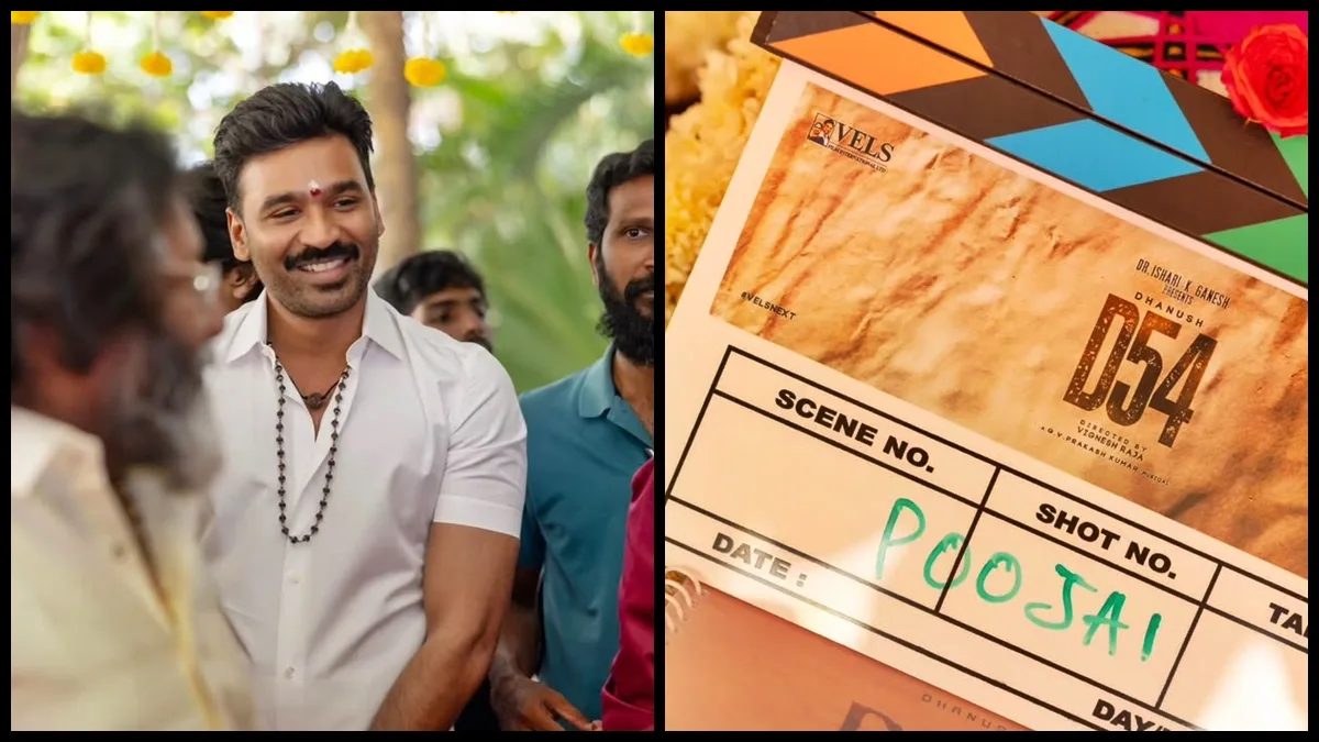 'D54' takes off: Dhanush launches new film with pooja ceremony in Chennai