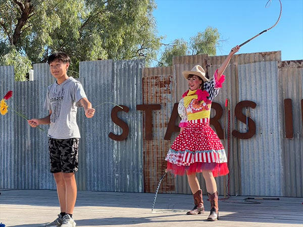 There's a new trail in Outback Queensland, and it's for camel racing