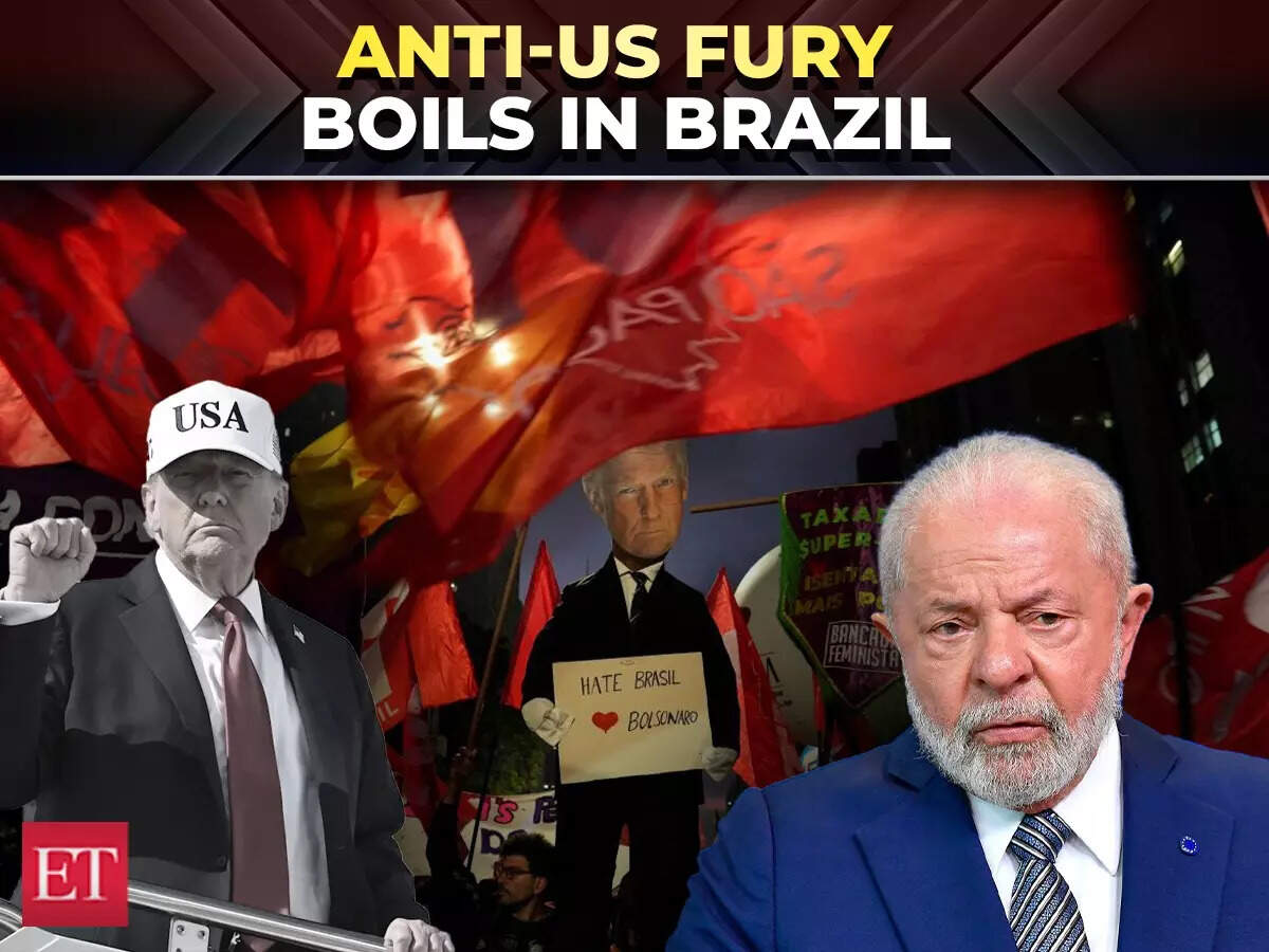 ‘Brazil is ours’: Protesters burn Trump effigy in fiery anti-tariff ...