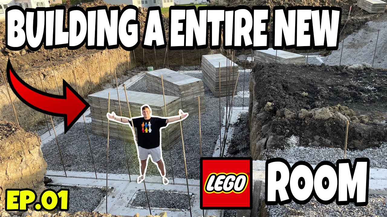 I Built My Dream LEGO House Ep01 The LEGO Basement Foresight