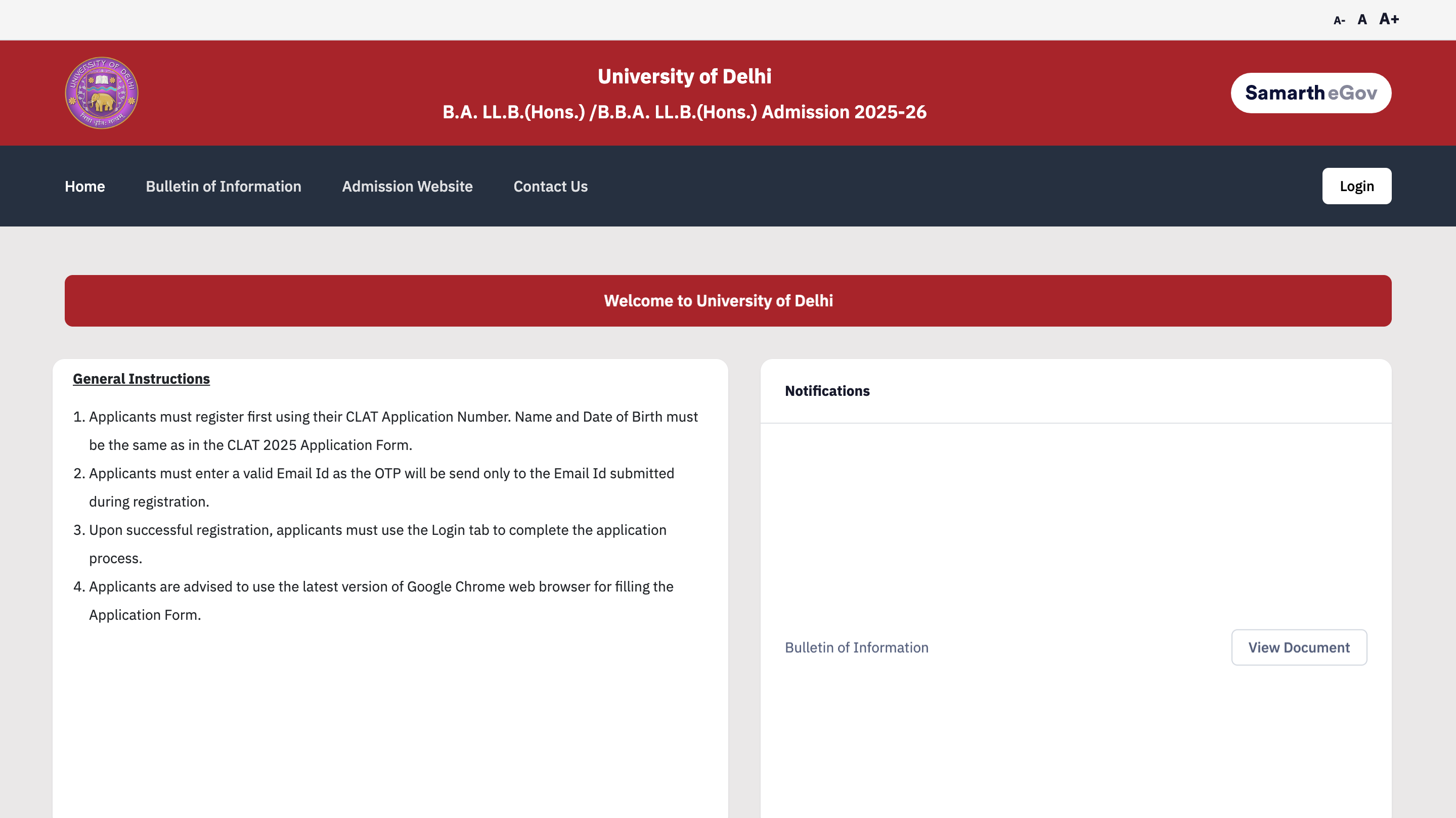 DU LLB admission 2025-26: University of Delhi releases seat allotment ...