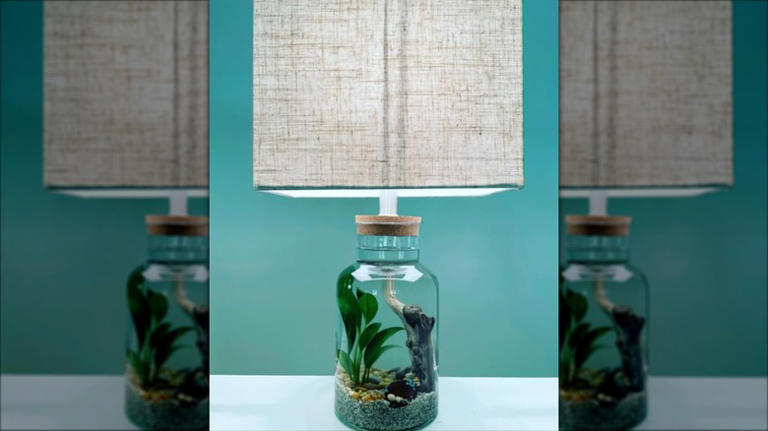 15 Items That Will Look Stunning Inside Your Fillable Glass Lamp