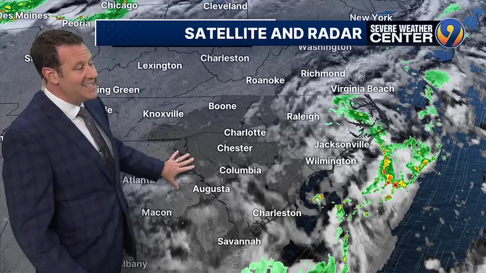 Friday morning's forecast with Meteorologist Keith Monday