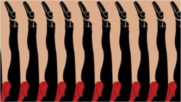 Optical illusion personality test: Man or woman's leg? What you spot ...