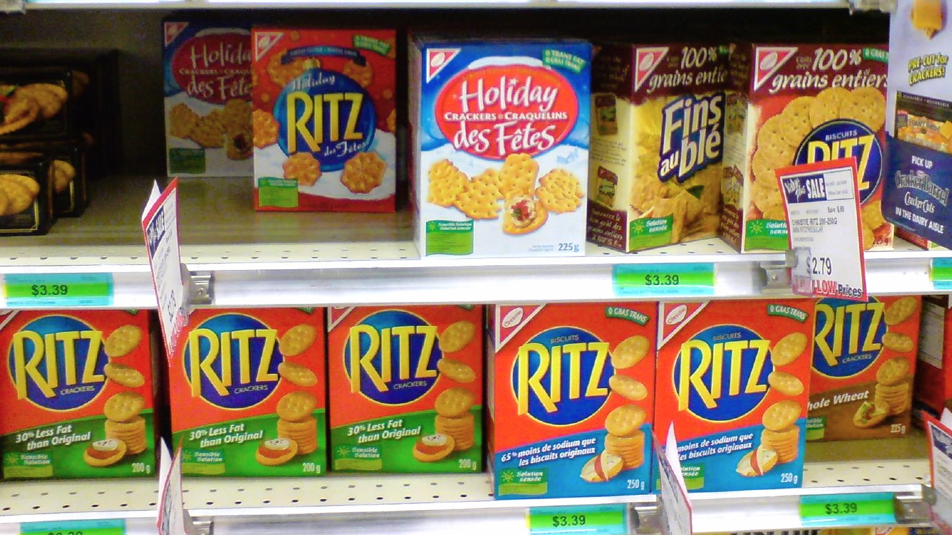 Ritz Crackers recalled