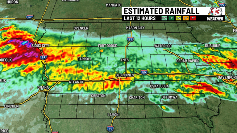 Overnight storms leave damage across central Iowa and more are on the way