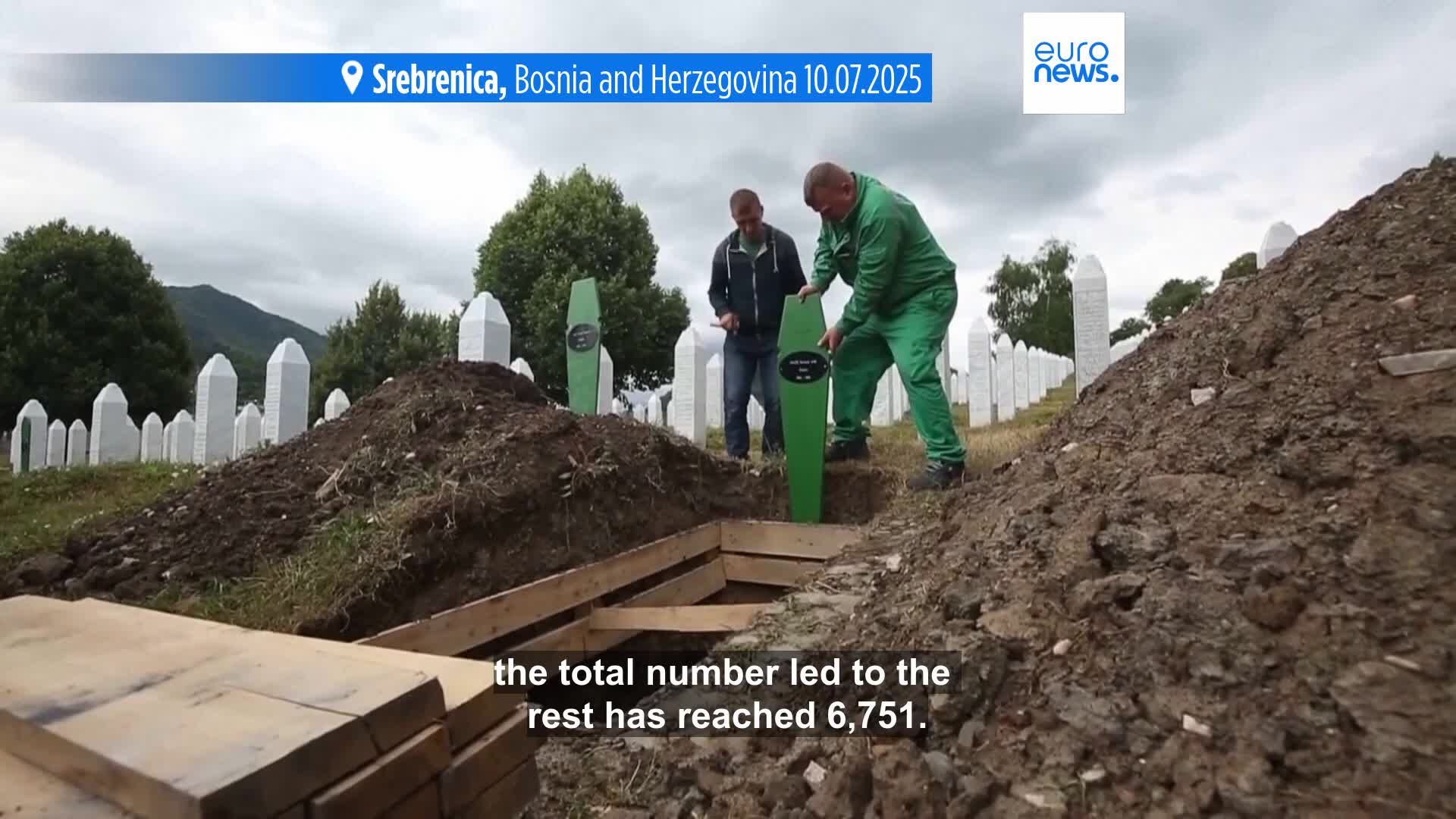Thousands gather to mark the 30th anniversary of genocide in Srebrenica