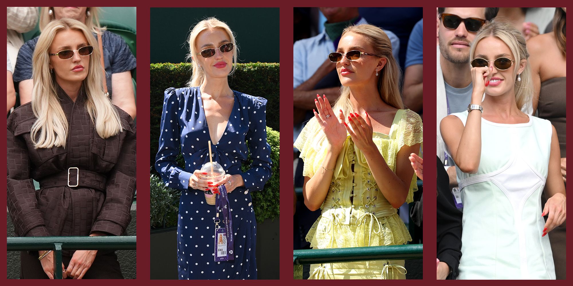 Every Single Outfit Morgan Riddle Wore to Wimbledon 2025