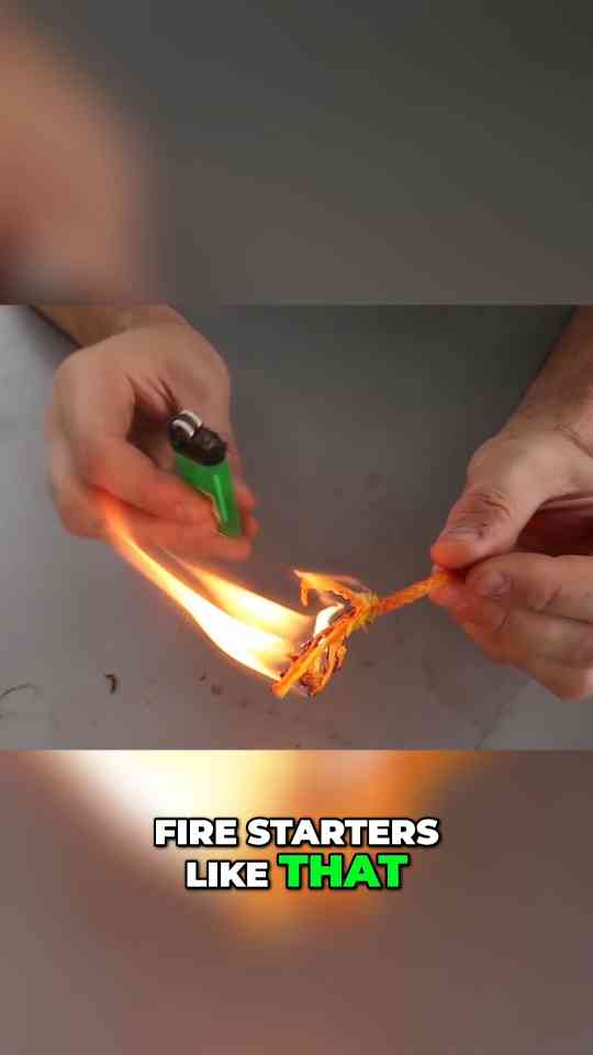 Easy Fire Starting: Dead Lighter & Fluffy Material!