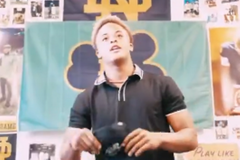 Notre Dame's newest commit shows exactly why he's the right pick on and ...