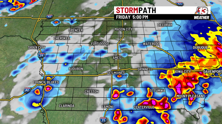 Overnight storms leave damage across central Iowa and more are on the way