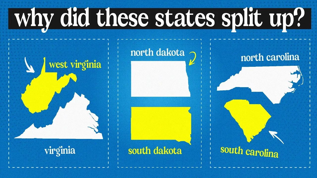 Why Did Some American States Split In Two?