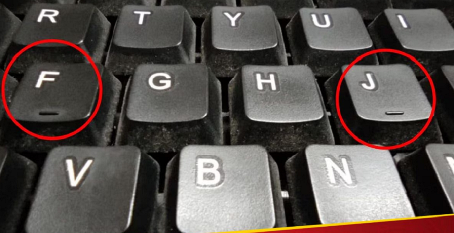 Interesting Facts: Why are there bulges above the F and J buttons on ...