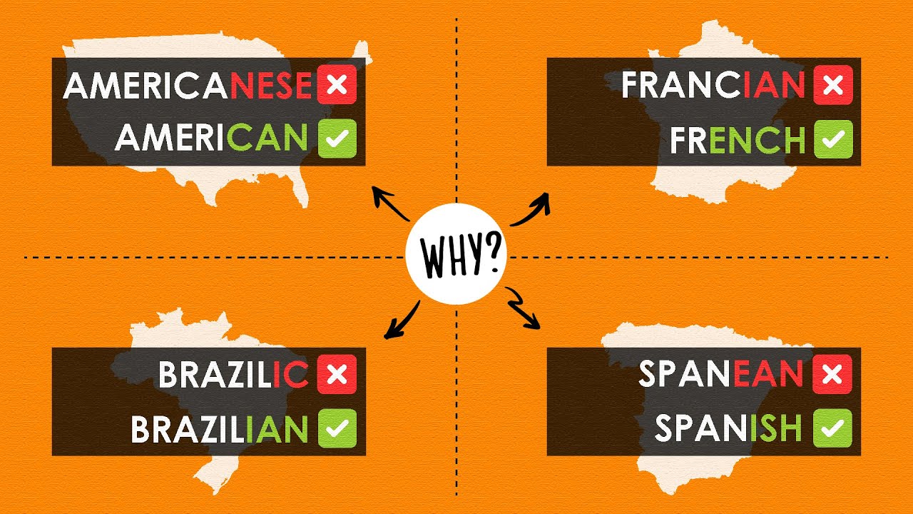 Why It's "American" & Not "Americanese" - How Countries' Demonyms Work