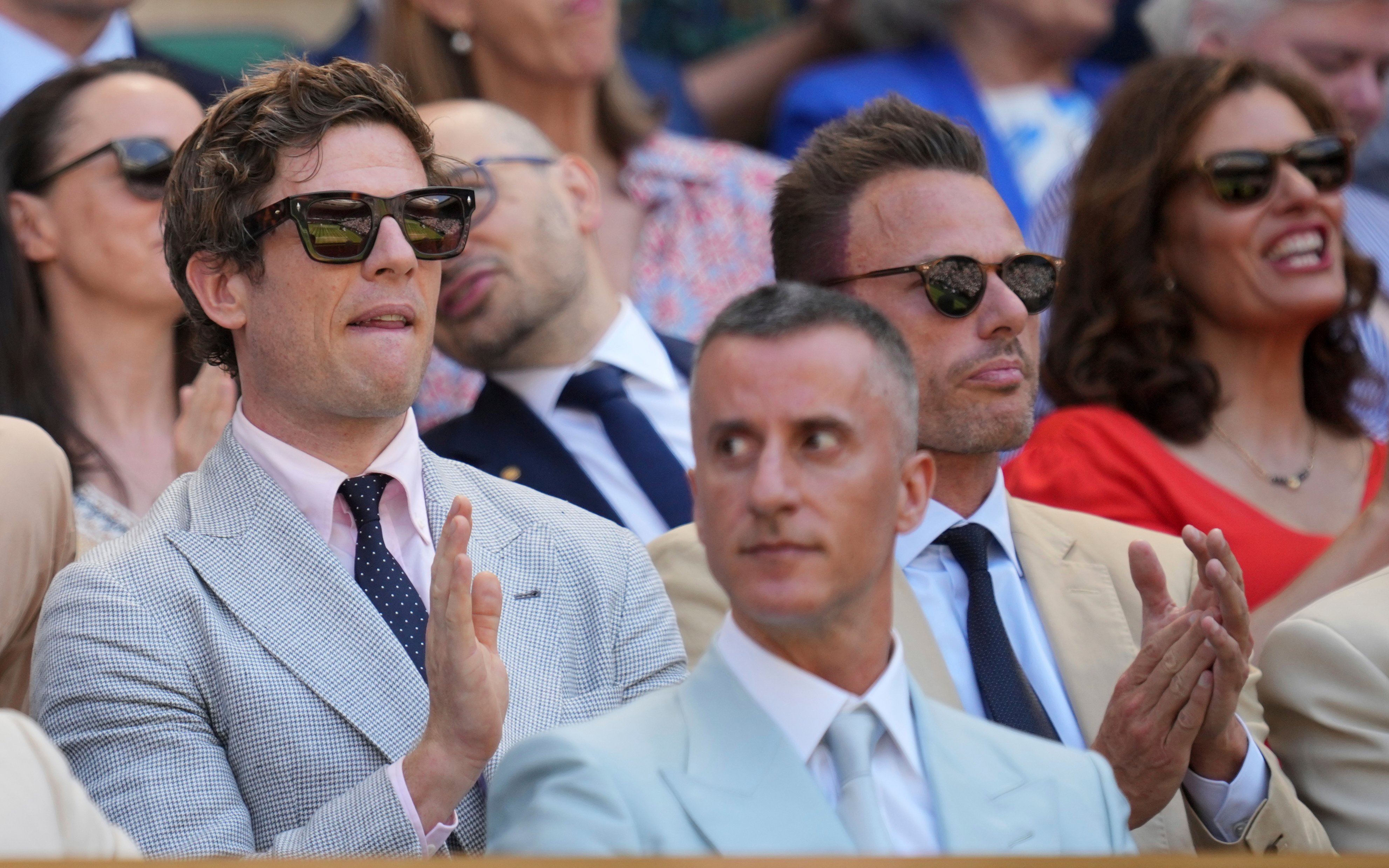 Who S In The Royal Box At Wimbledon Leonardo Dicaprio Benedict