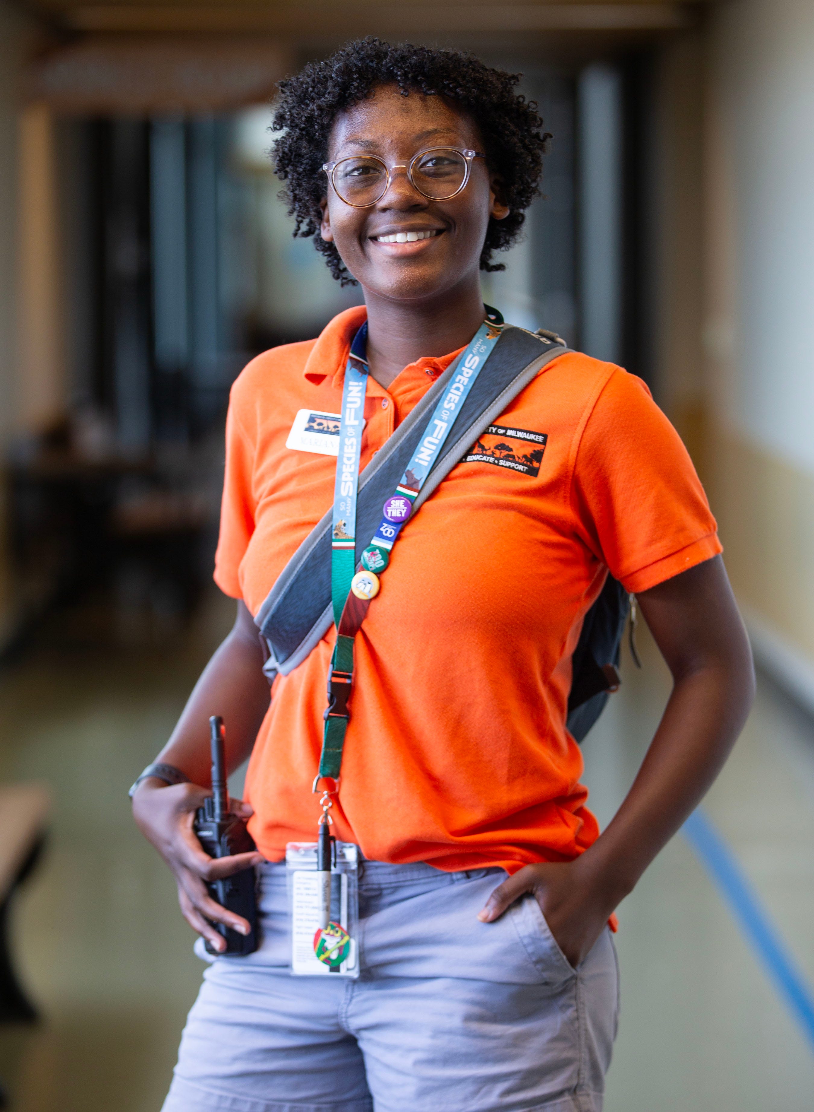 Education gone wild! Zoological Society interns teach young campers ...