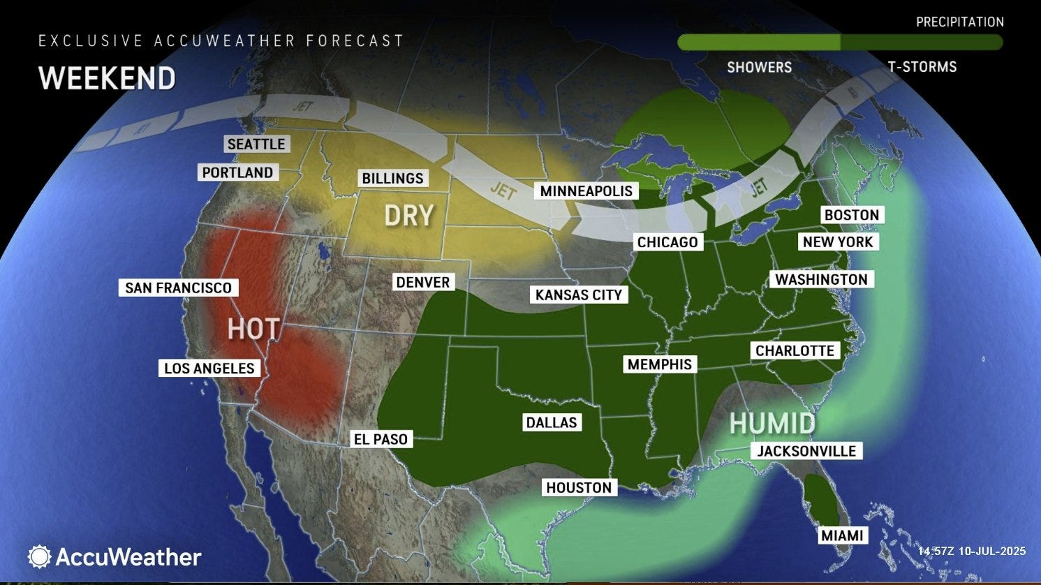 Heat Advisory Saturday to be followed by stormy end of weekend
