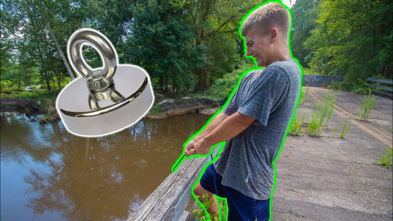 1500lb Magnet Uncovers Unusual Object at Abandoned Bridge