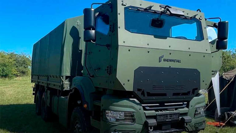 Rheinmetall-MAN Unveils TGS-Mil Protected Armored Truck with Modular Cabin