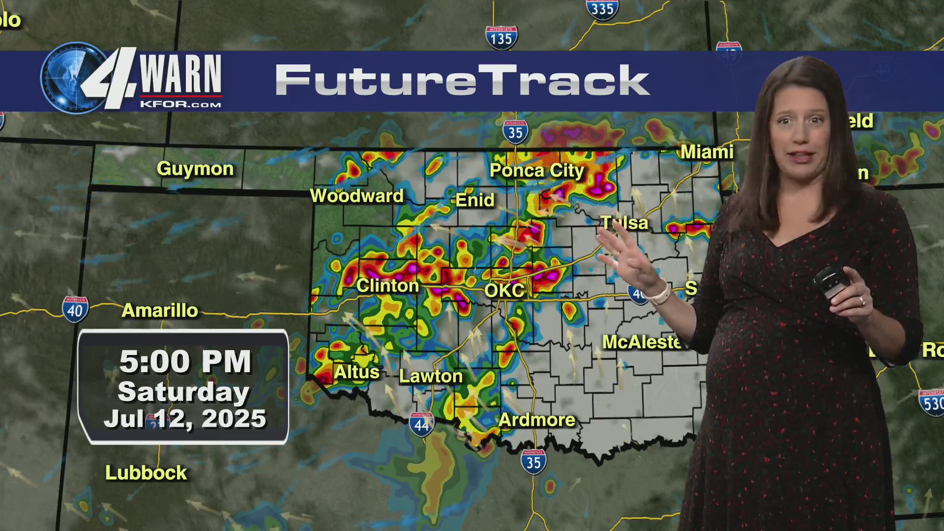 Emily Sutton details the weekend storm timing (7/11/25 6:15AM)