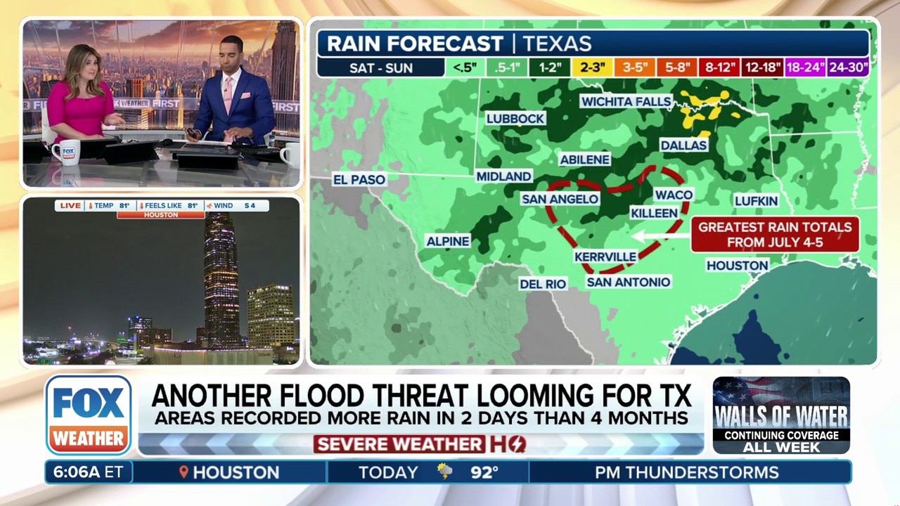 Rain and thunderstorms return to Texas this weekend, worst to stay ...