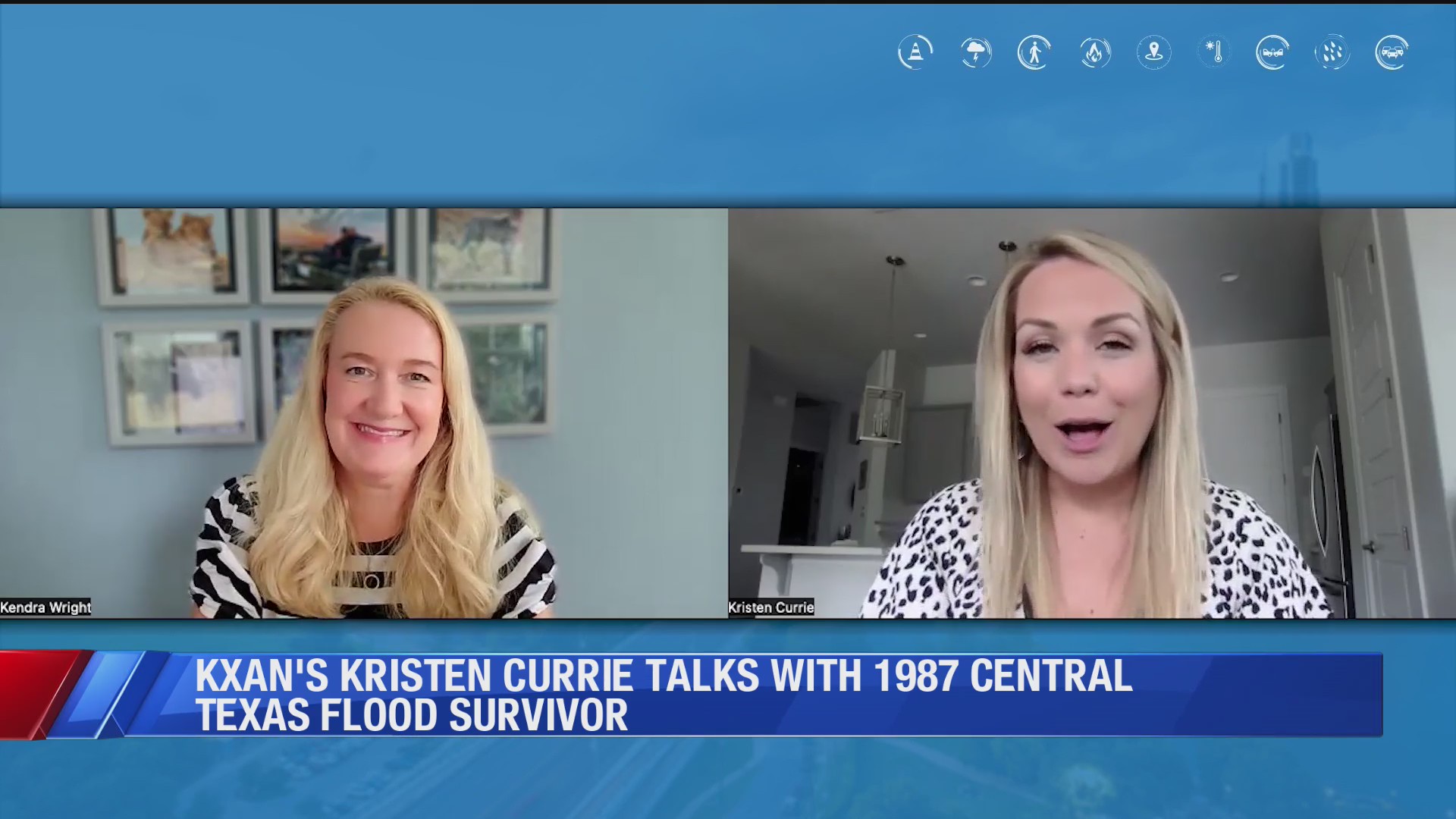 KXAN's Kristen Currie talks with 1987 central Texas Flood Survivor