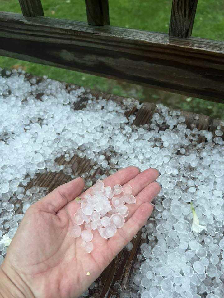 Stormy early morning in Maine as hail reports roll in