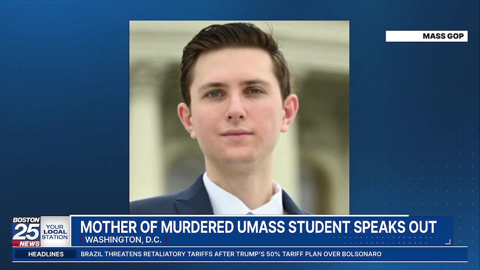 Mother of murdered UMass student speaks out