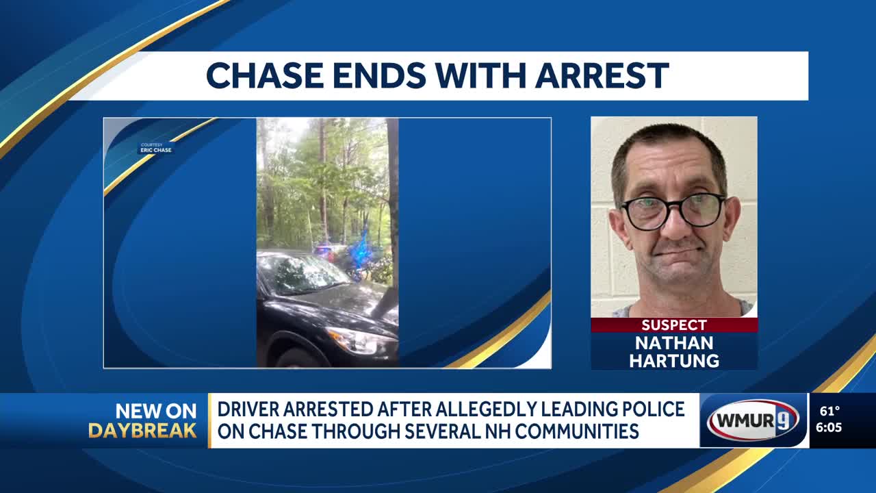Driver arrested after allegedly leading police on chase through several ...