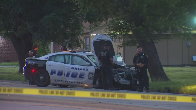 Dallas police officer involved in crash on way to shooting call ...
