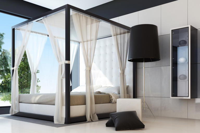 24 White and Black Bedroom Ideas You’ll Want to Copy