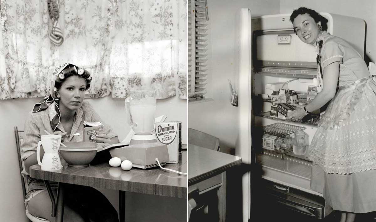 17 Vintage Photos of Suburban Housewives
