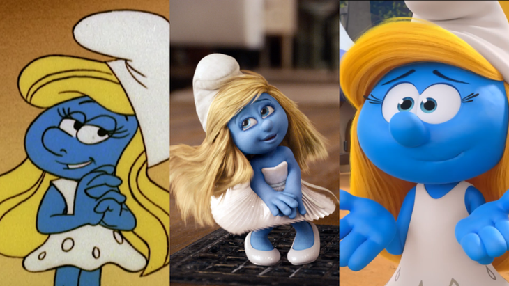 Tí cô nương của Xì Trum từ Lucille Bliss đến Katy Perry, Rihanna