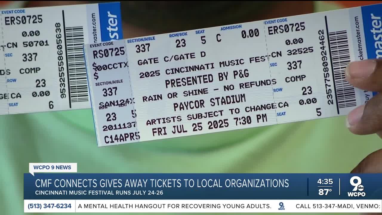 Free tickets to Cincinnati Music Festival given out through local ...