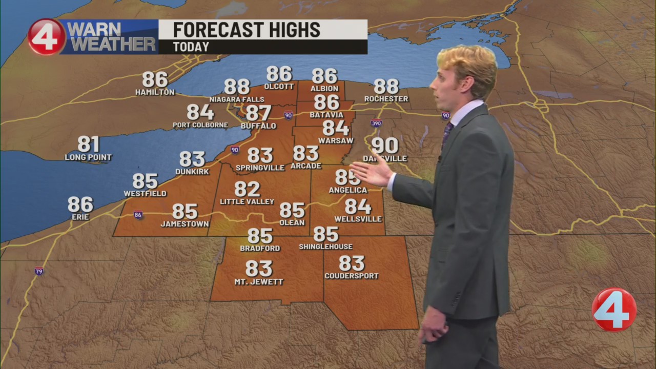 Buffalo weather update: noon, 7/11/25