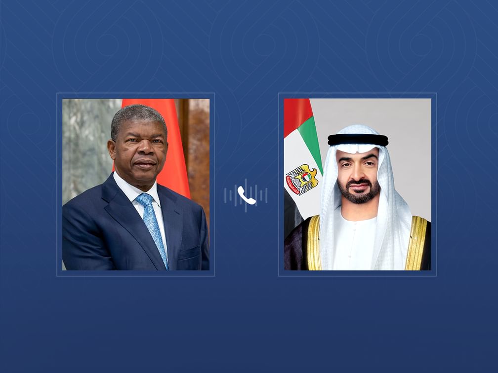 UAE President receives phone call from President of Angola