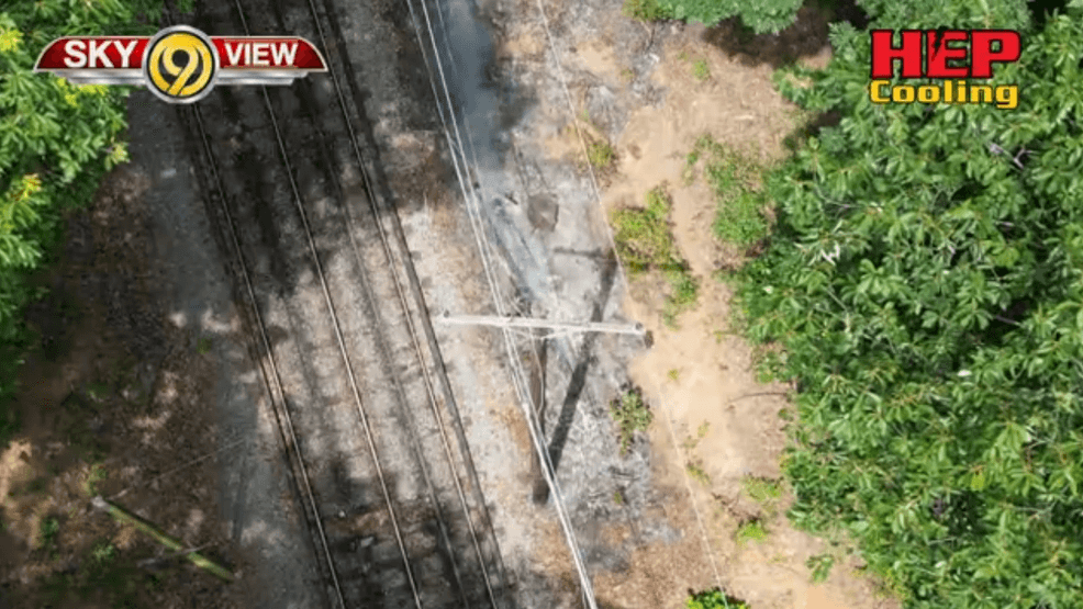 Tree falls on power line near Incline Railway tracks, causing fire ...