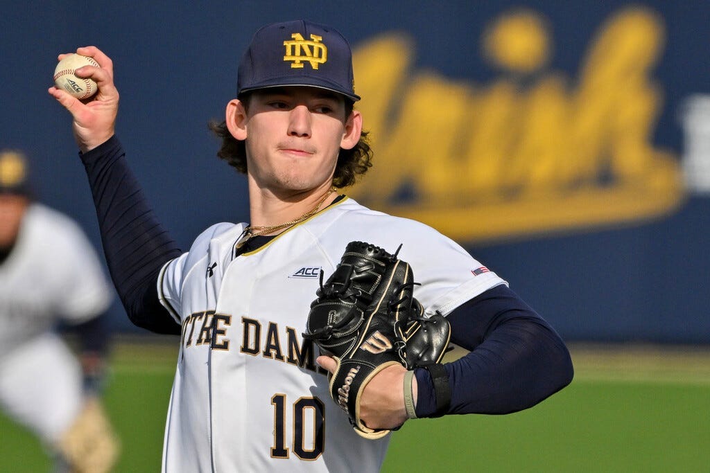 Notre Dame has 13 players on 2025 all-ACC academic baseball team