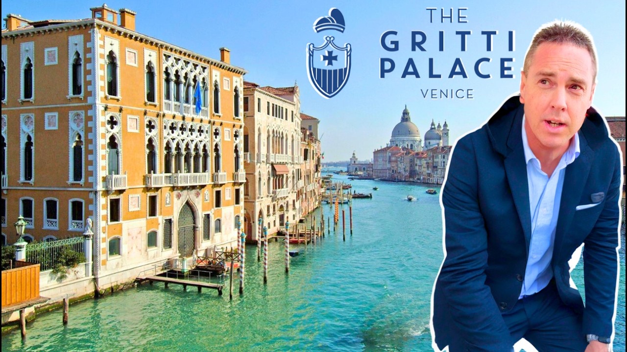 I stayed at Venice’s iconic Gritti Palace! 🏨