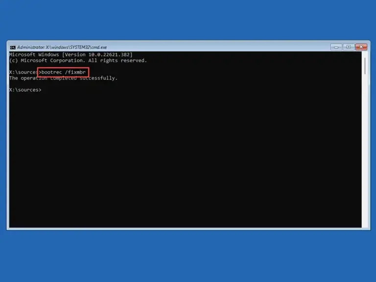 Cómo reparar problemas de arranque en Windows utilizando Bootrec.exe