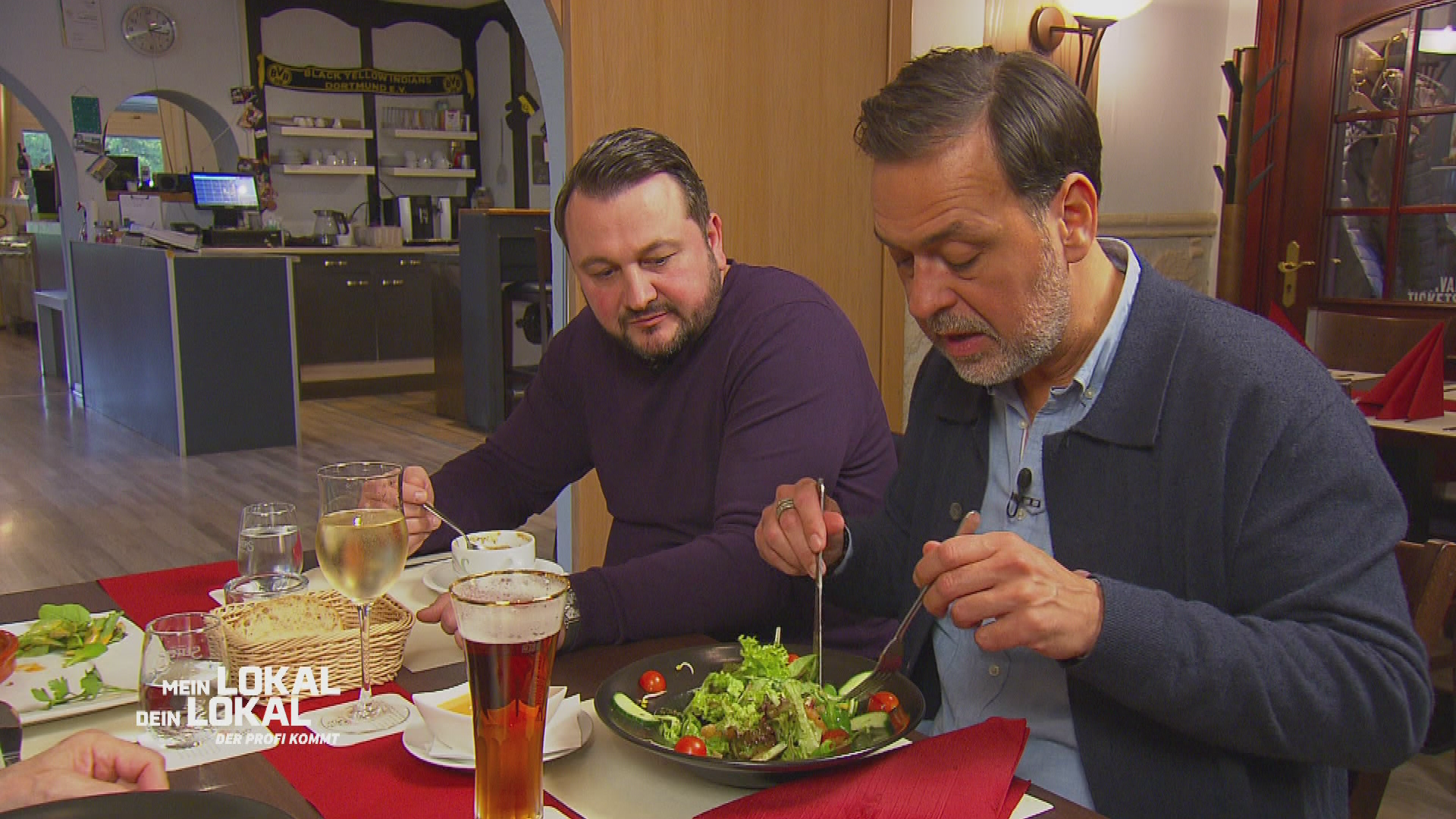 Bei den teuren Vorspeisen vergeht der Gruppe der Appetit